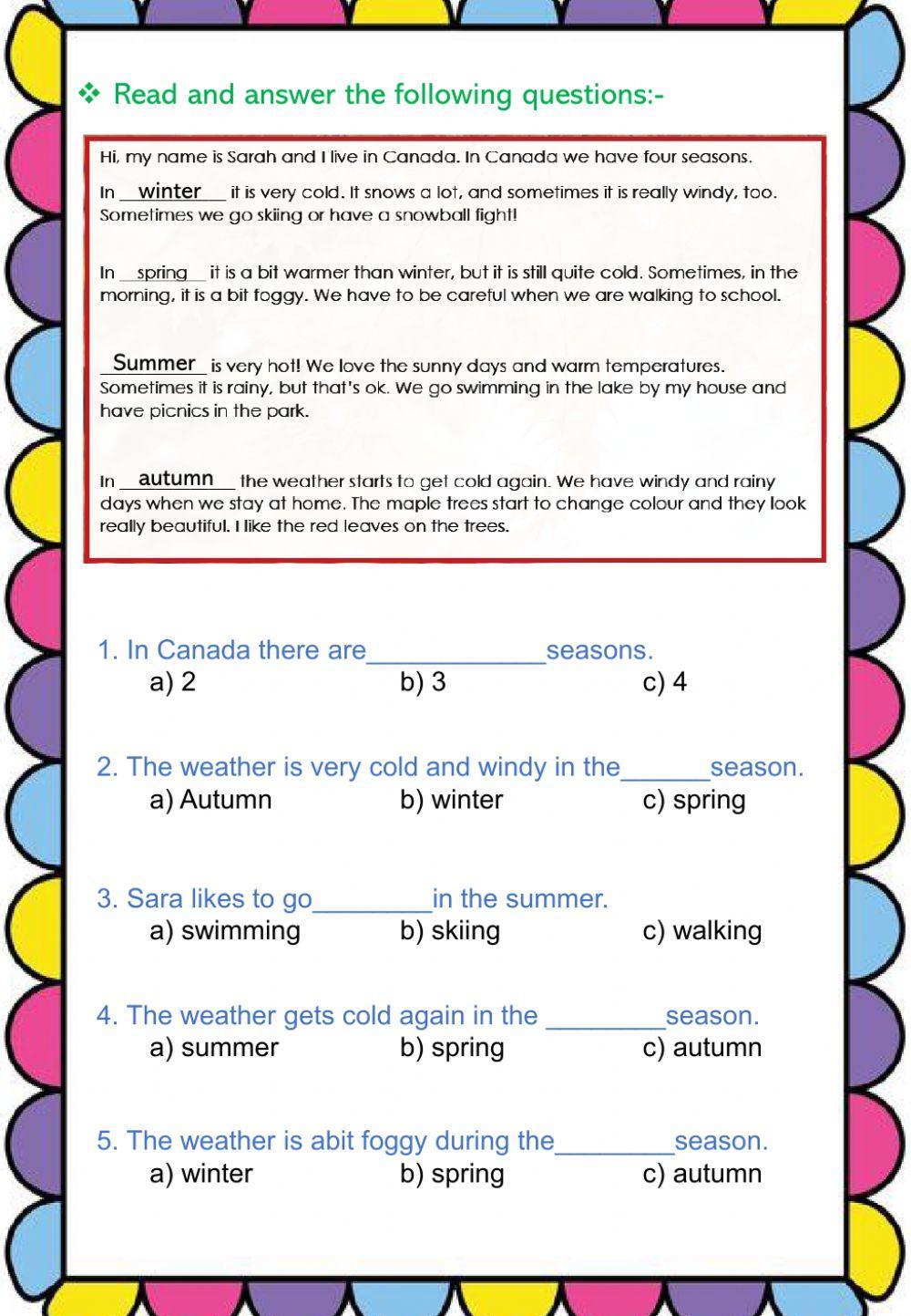 Reading Comprehension Grade Worksheet Live Worksheets, 56% OFF Reading Comprehension Grade Worksheet Live Worksheets, 56% OFF