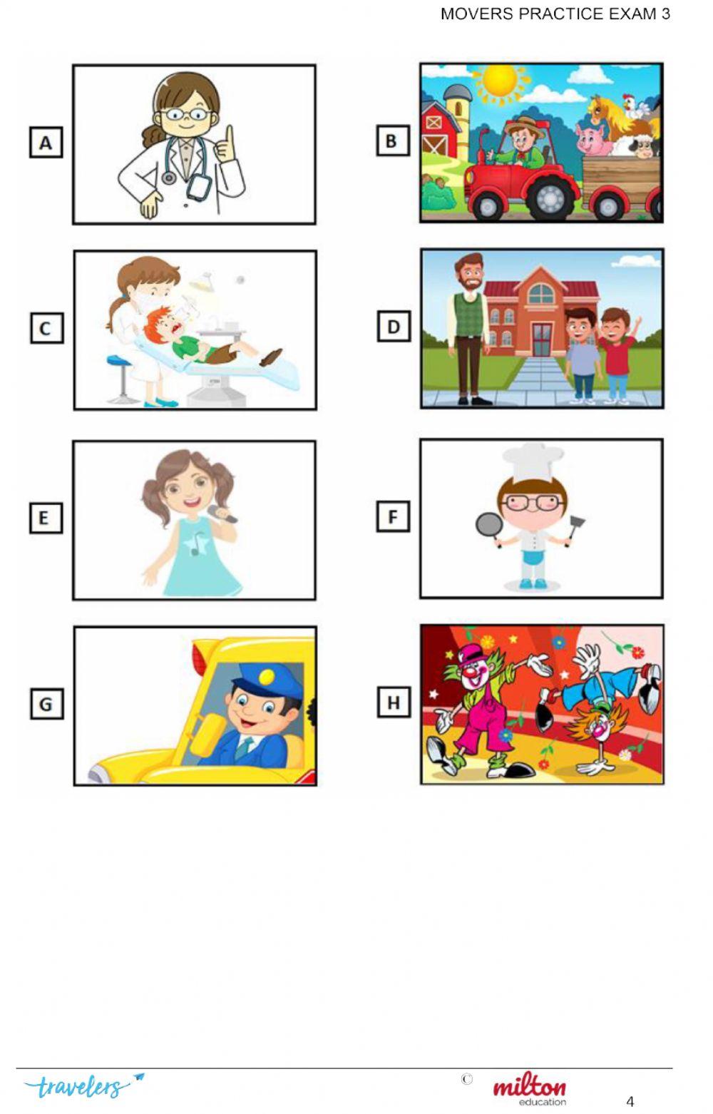 Movers 3 listening part 3 online exercise for | Live Worksheets