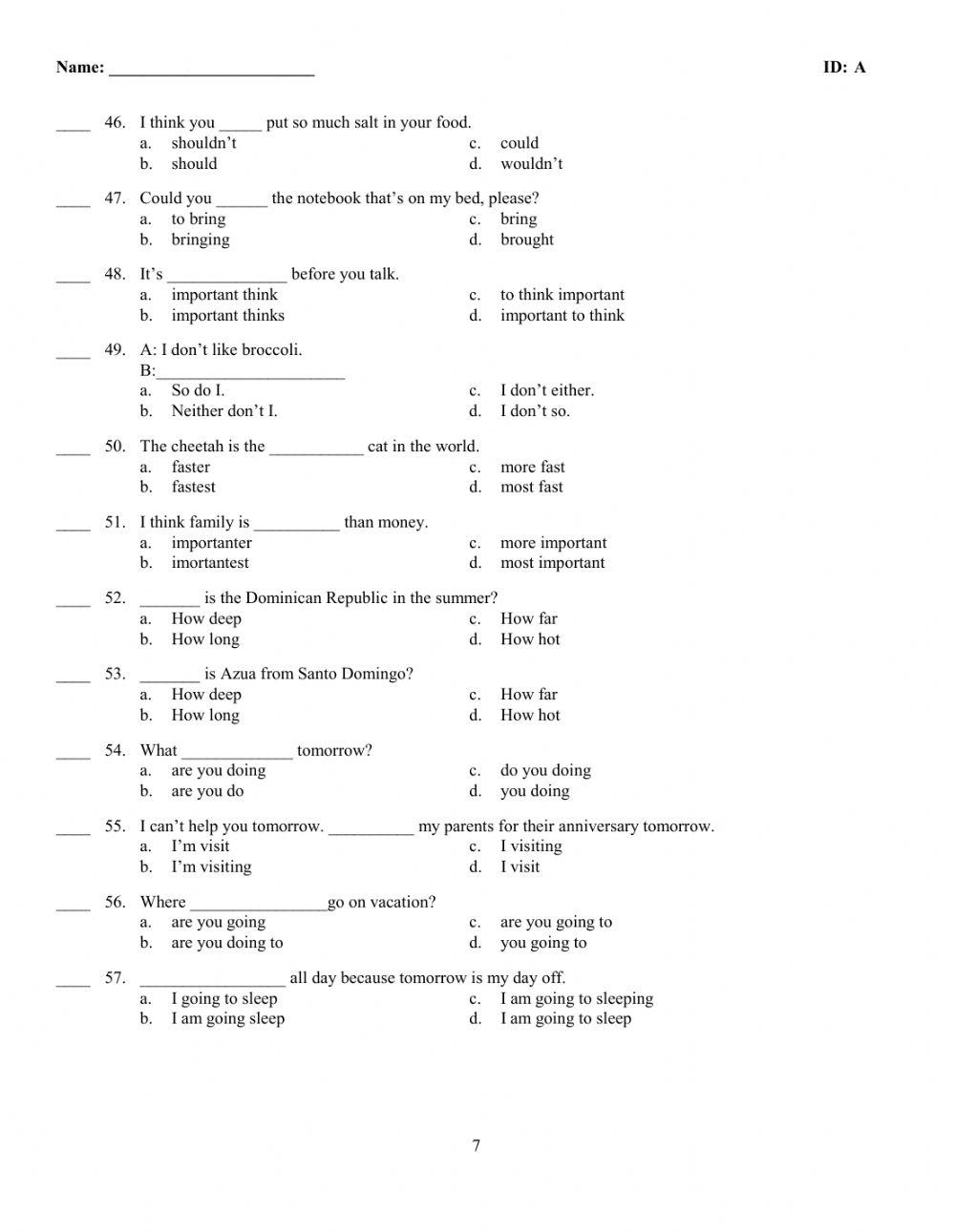 Interchange 1 Units 9-16 online exercise for | Live Worksheets
