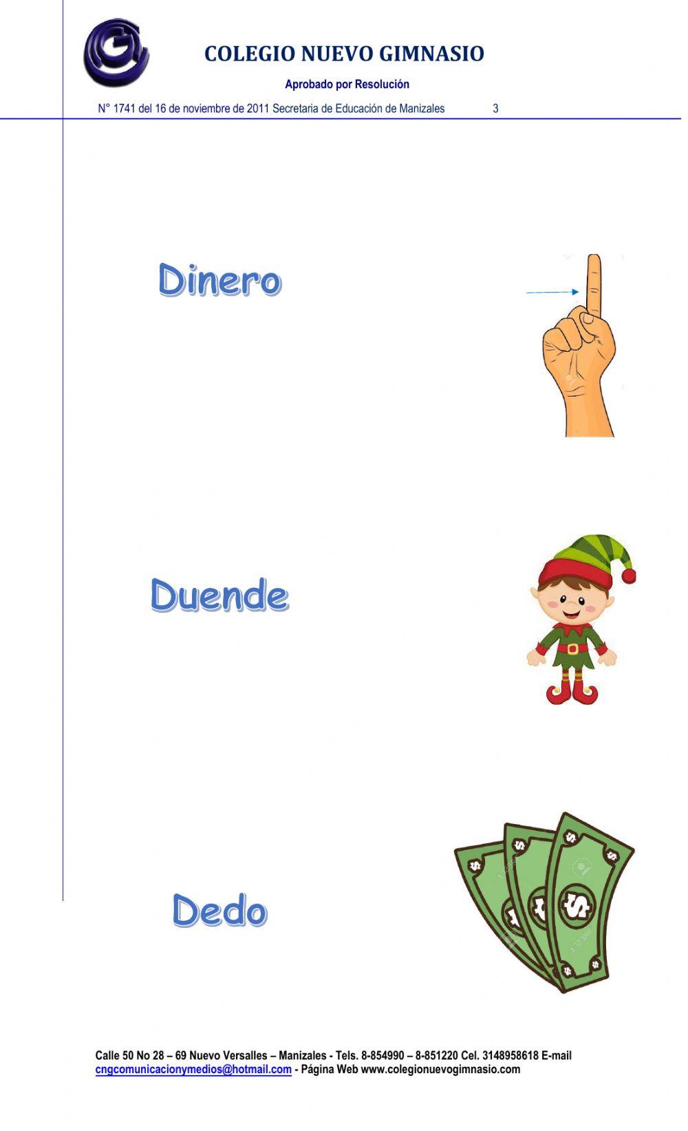 Español interactive exercise | Live Worksheets