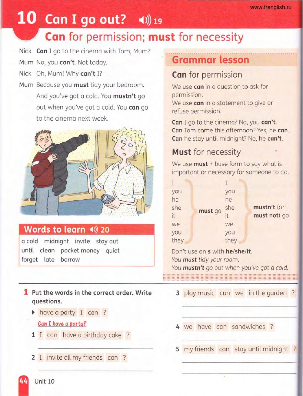 Unit 10 - Grammar One 5795294 | AgneJus | Live