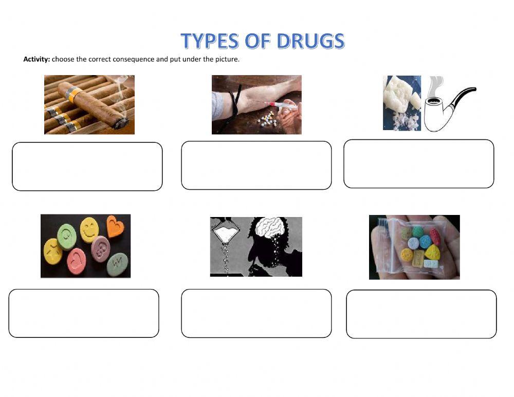 257326 | Types of drugs | Rosaficha | LiveWorksheets