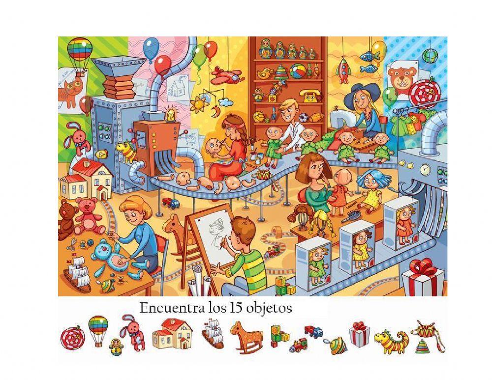 Busca los objetos 2 online exercise for | Live Worksheets
