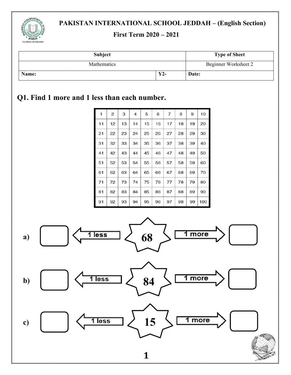 Beginner Worksheet 1 worksheet | Live Worksheets