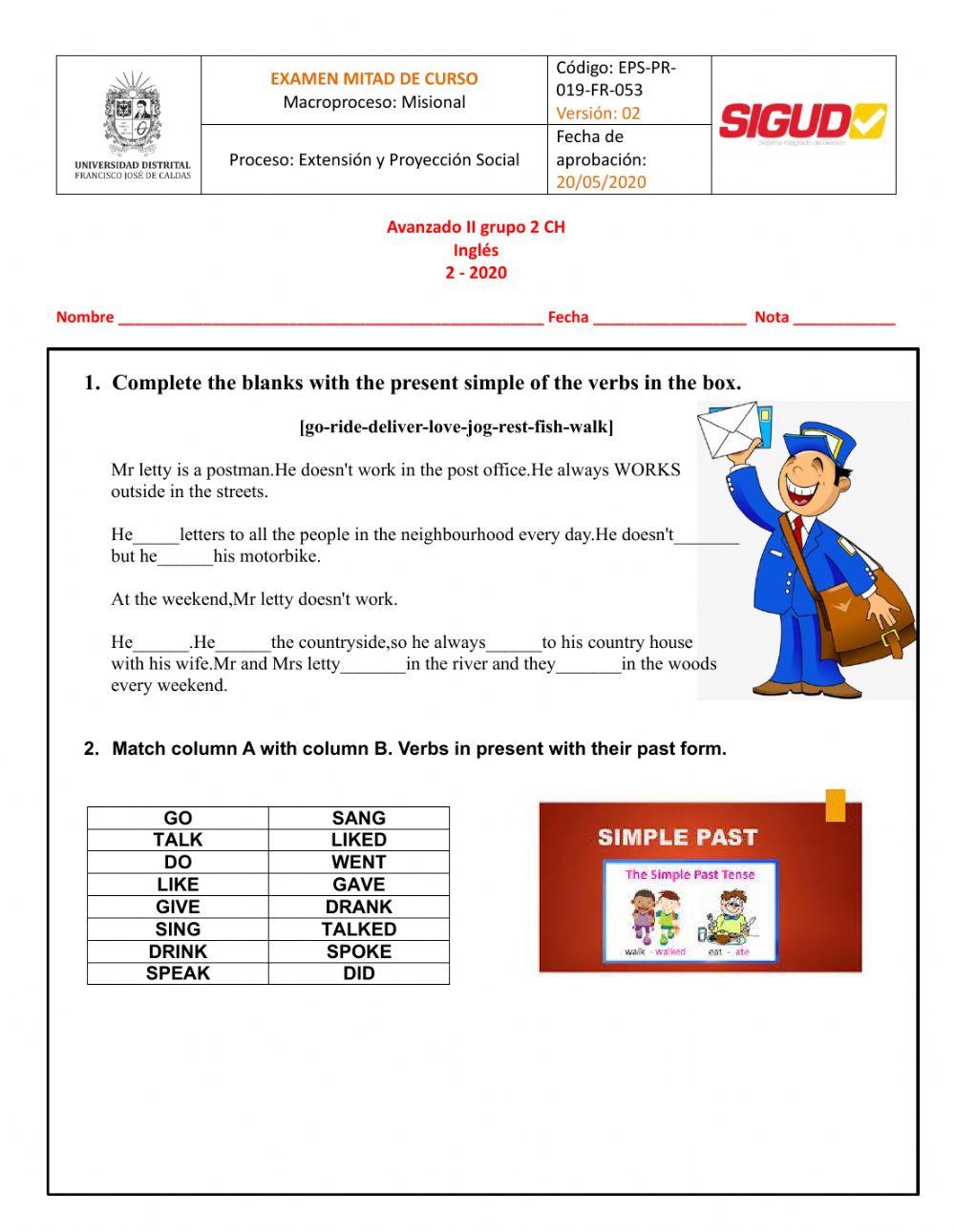 Midterm exam | Free Interactive Worksheets | 5797255