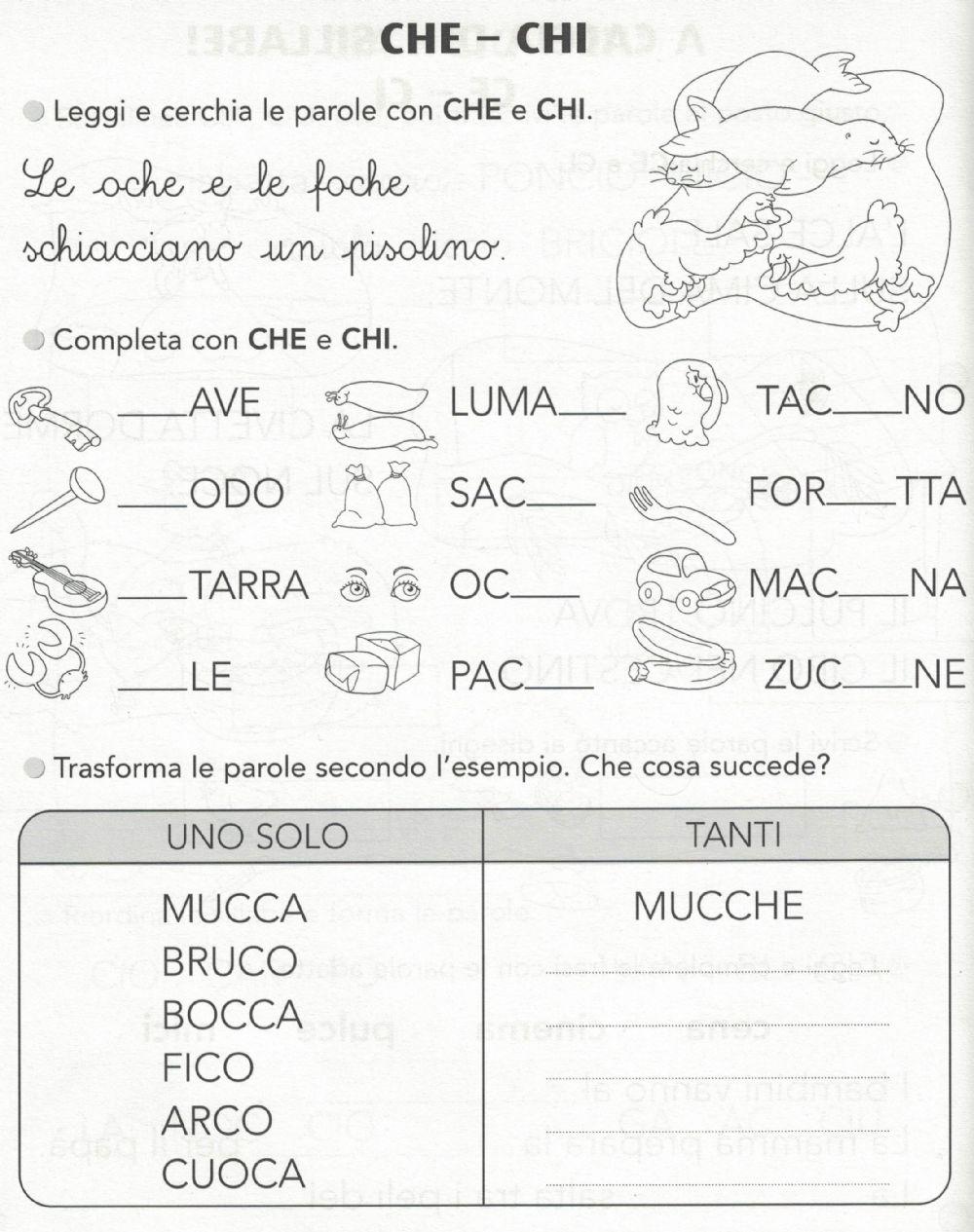 I suoni CHE-CHI 5798115 | rosaliacicala | LiveWorksheets