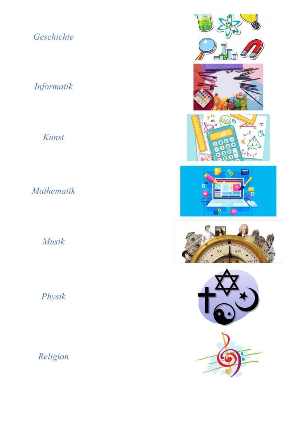 Vokabel - Schul… | Free Interactive Worksheets | 260133