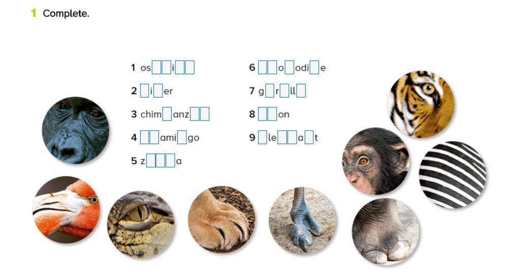 1.- Complete worksheet | Live Worksheets