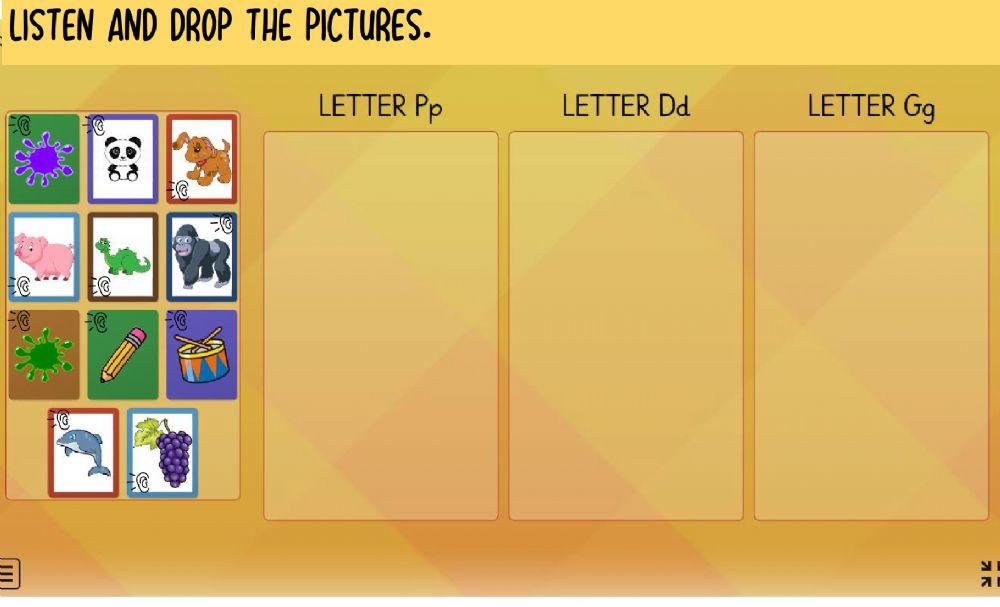Letters online exercise | Live Worksheets
