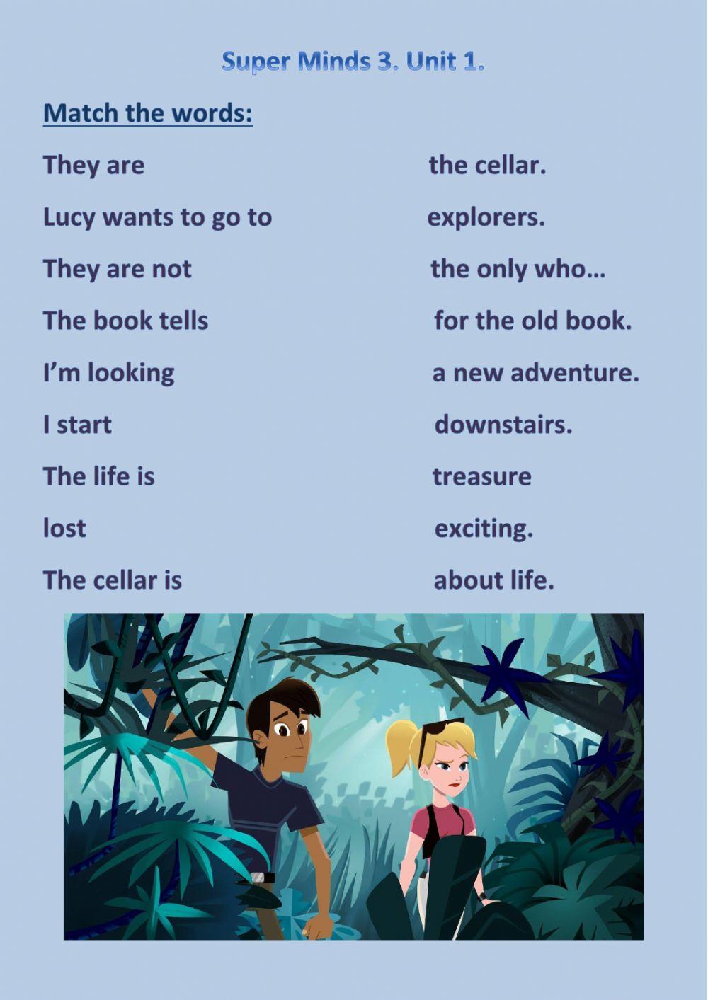 263030 | Super Minds 3. Unit 1. | SEV27 | LiveWorksheets