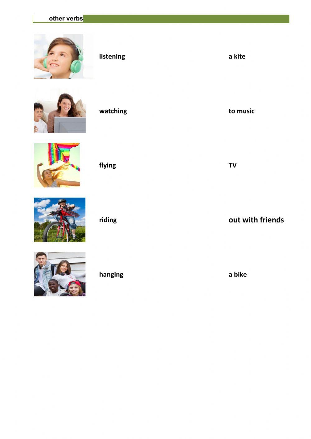 Hobbies | Free Interactive Worksheets | 264036