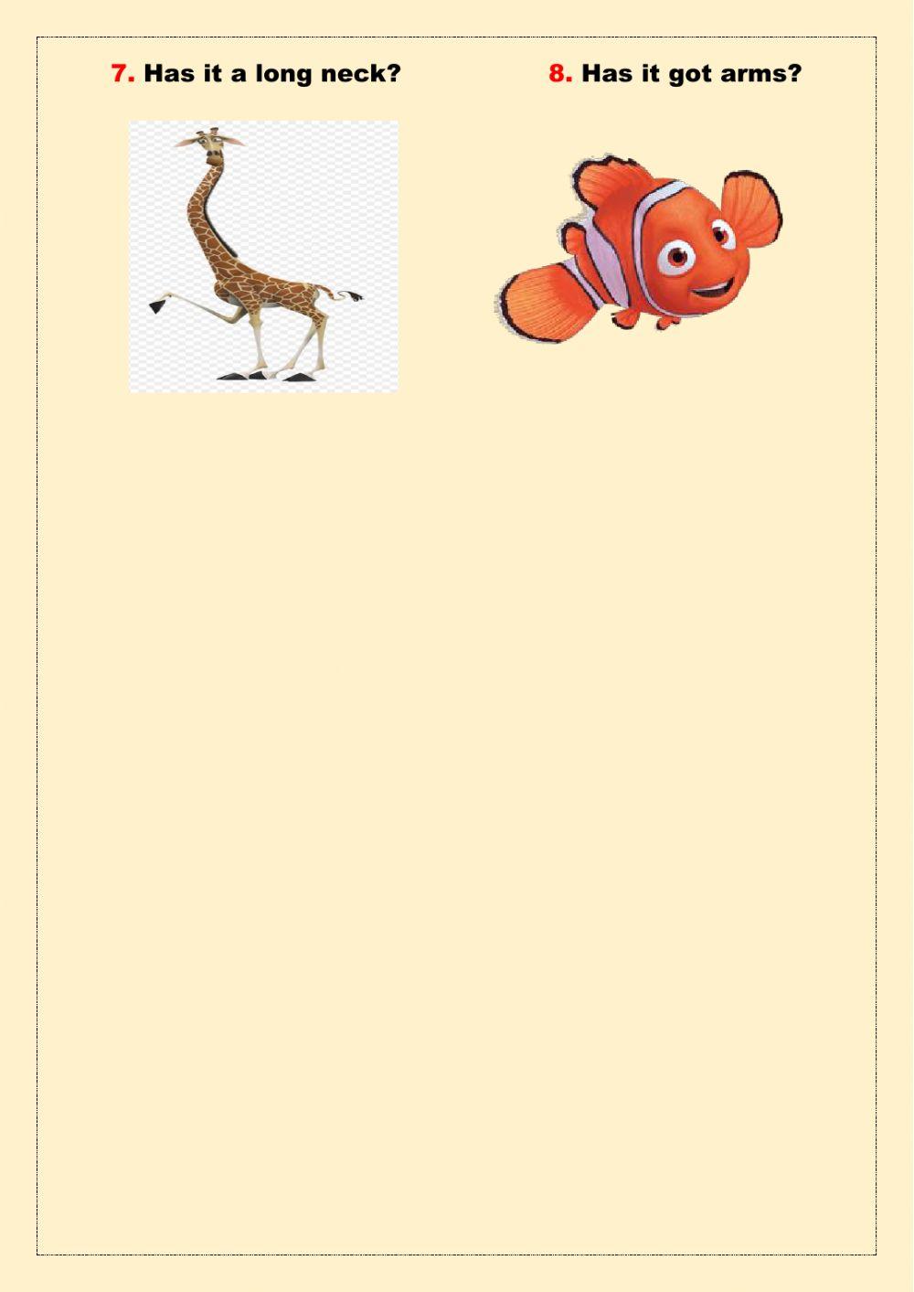 Look and answer the questions worksheet | Live Worksheets