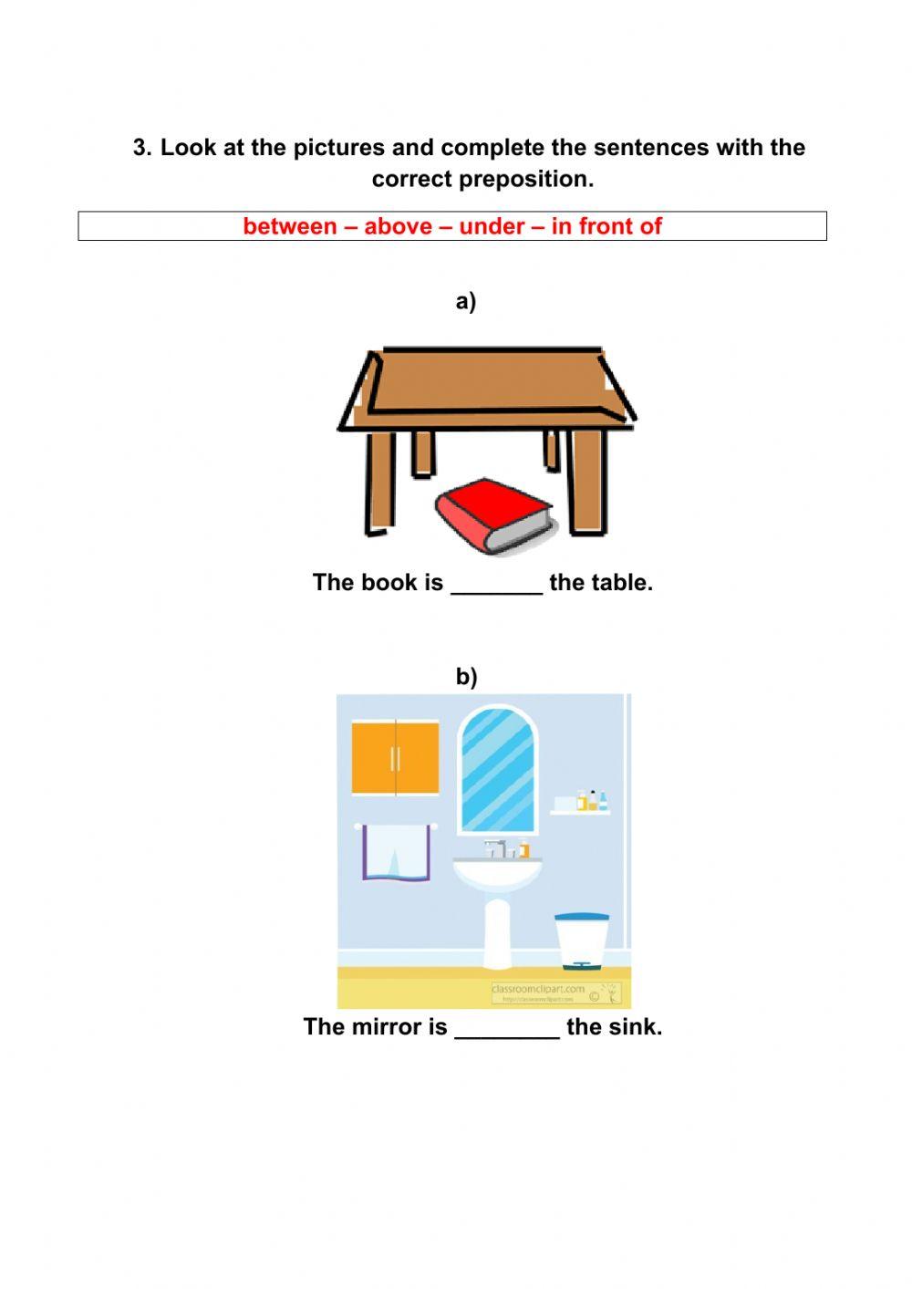 Evaluation Exercise | Live Worksheets