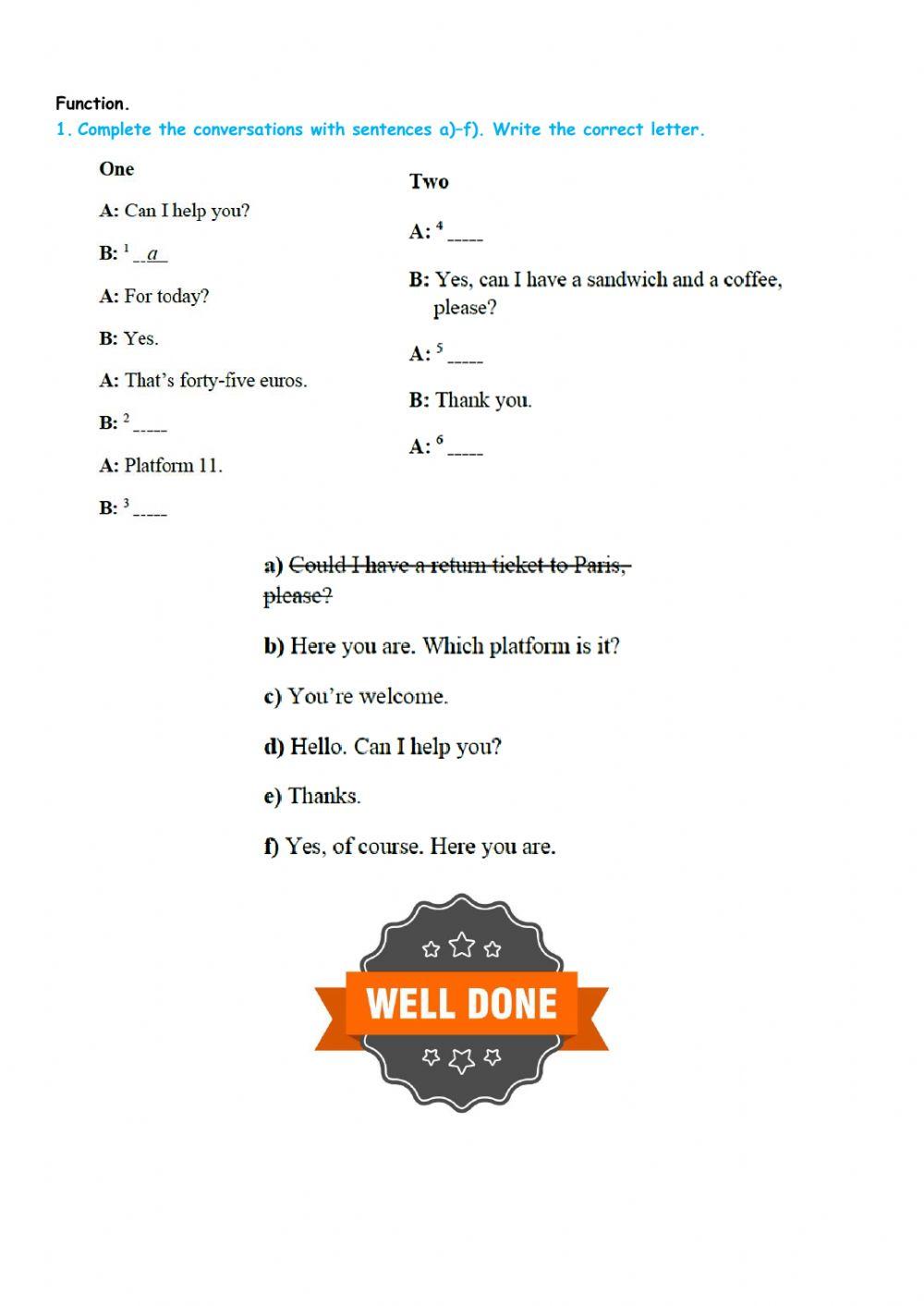 Adults 1-2 Practical Work unit 1 worksheet | Live Worksheets