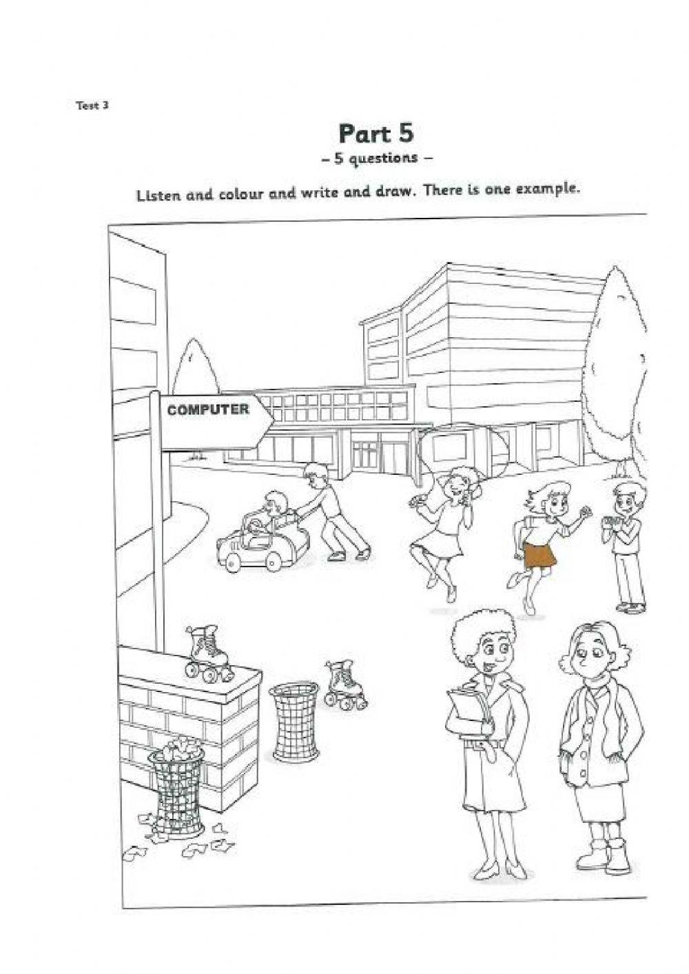 Flyers 9 Test 3 worksheet | Live Worksheets