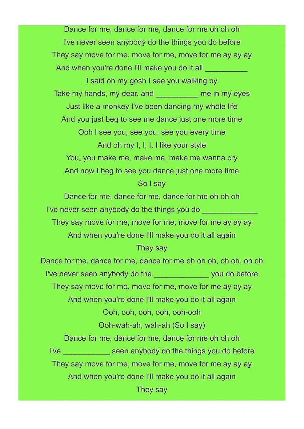 does dance monkey say dance monkey