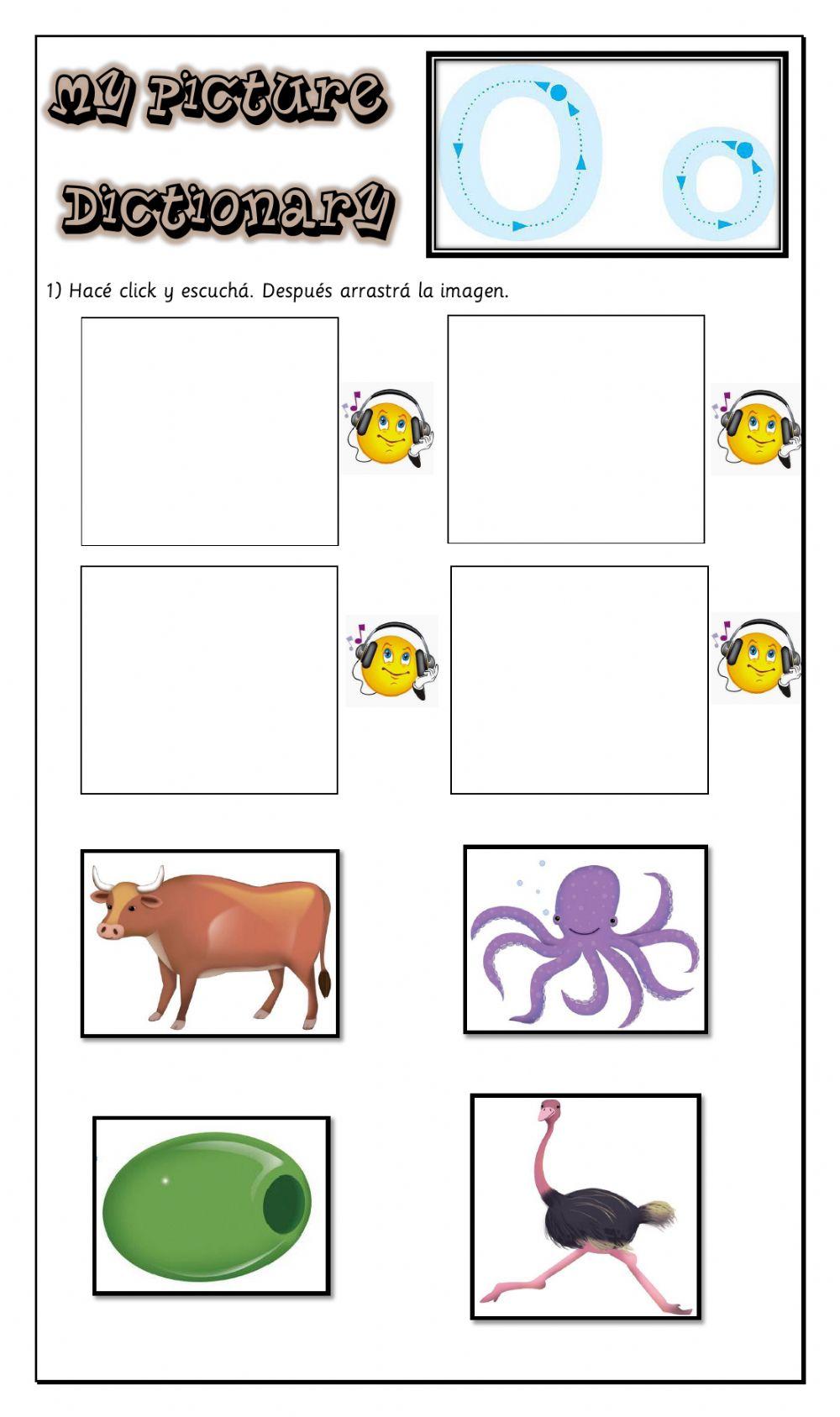 My dictionary O-Kinder 5 worksheet | Live Worksheets