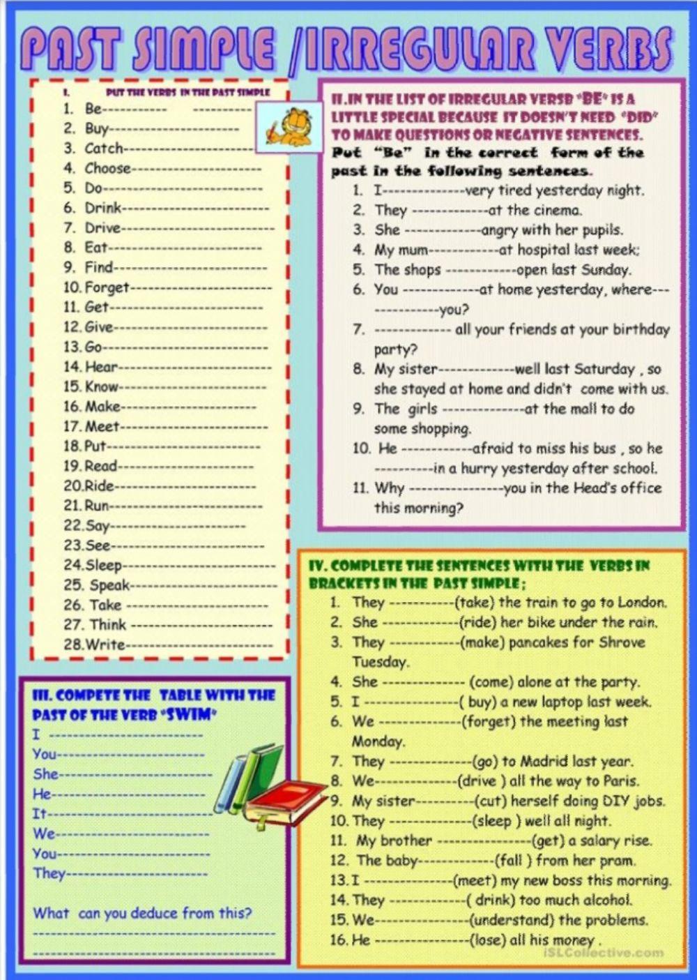 past simple irr… | Free Interactive Worksheets | 5869839