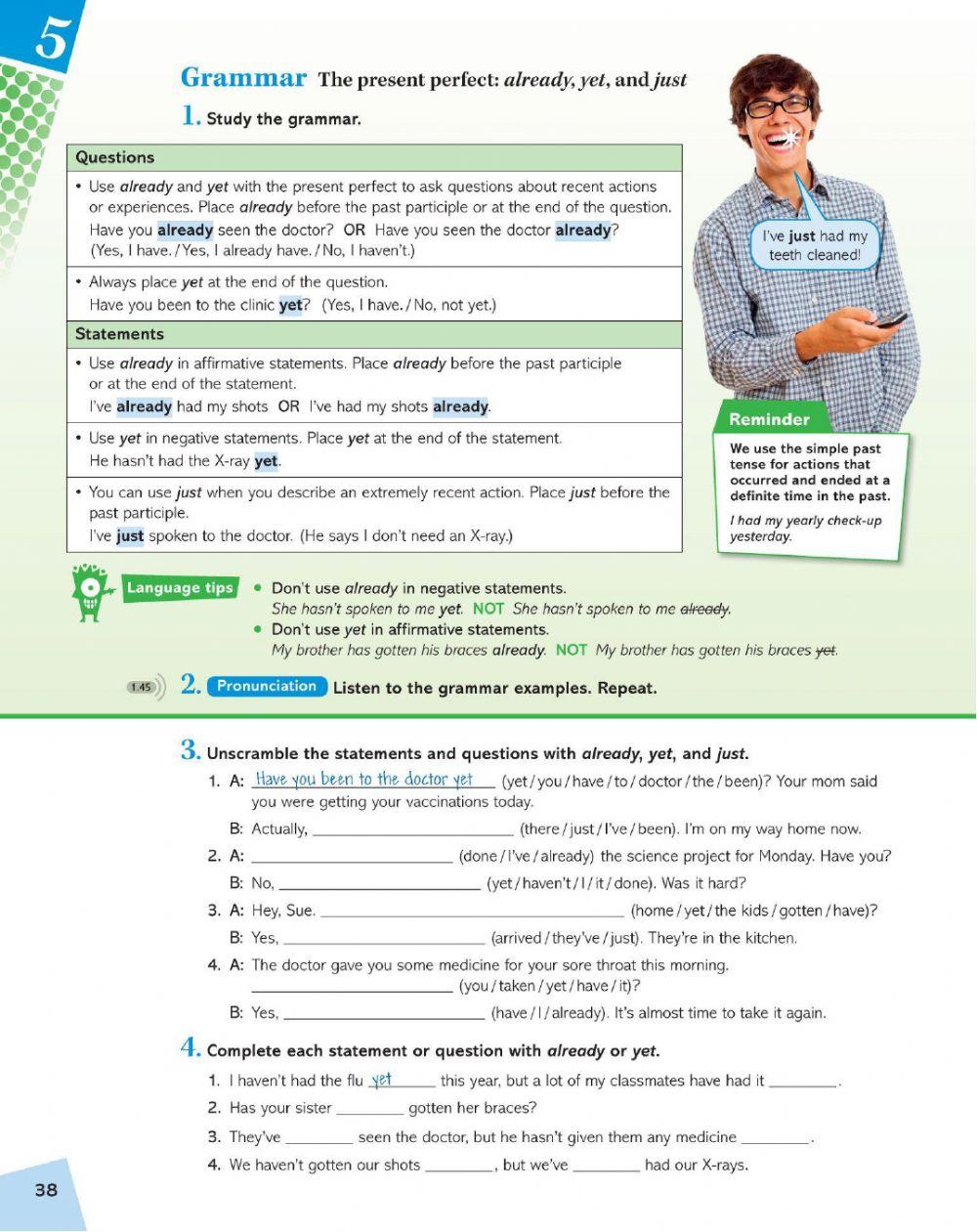 Present Perfect… | Free Interactive Worksheets | 5869927