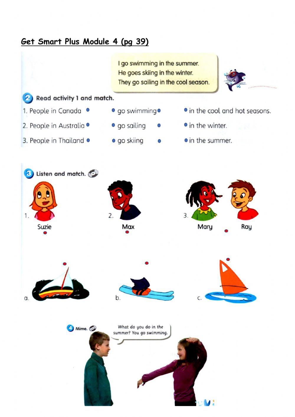 Get Smart Plus - Module 4 (pg 39) worksheet | Live Worksheets