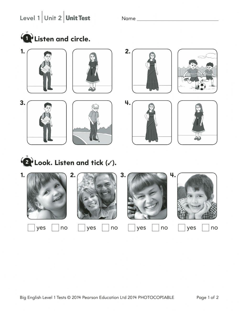 BIG ENGLISH 1 -… | Free Interactive Worksheets | 5858666