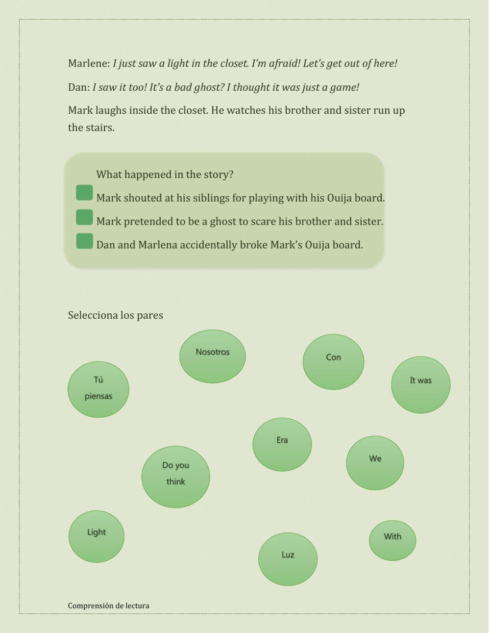 Conversation online worksheet for A3 | Live Worksheets