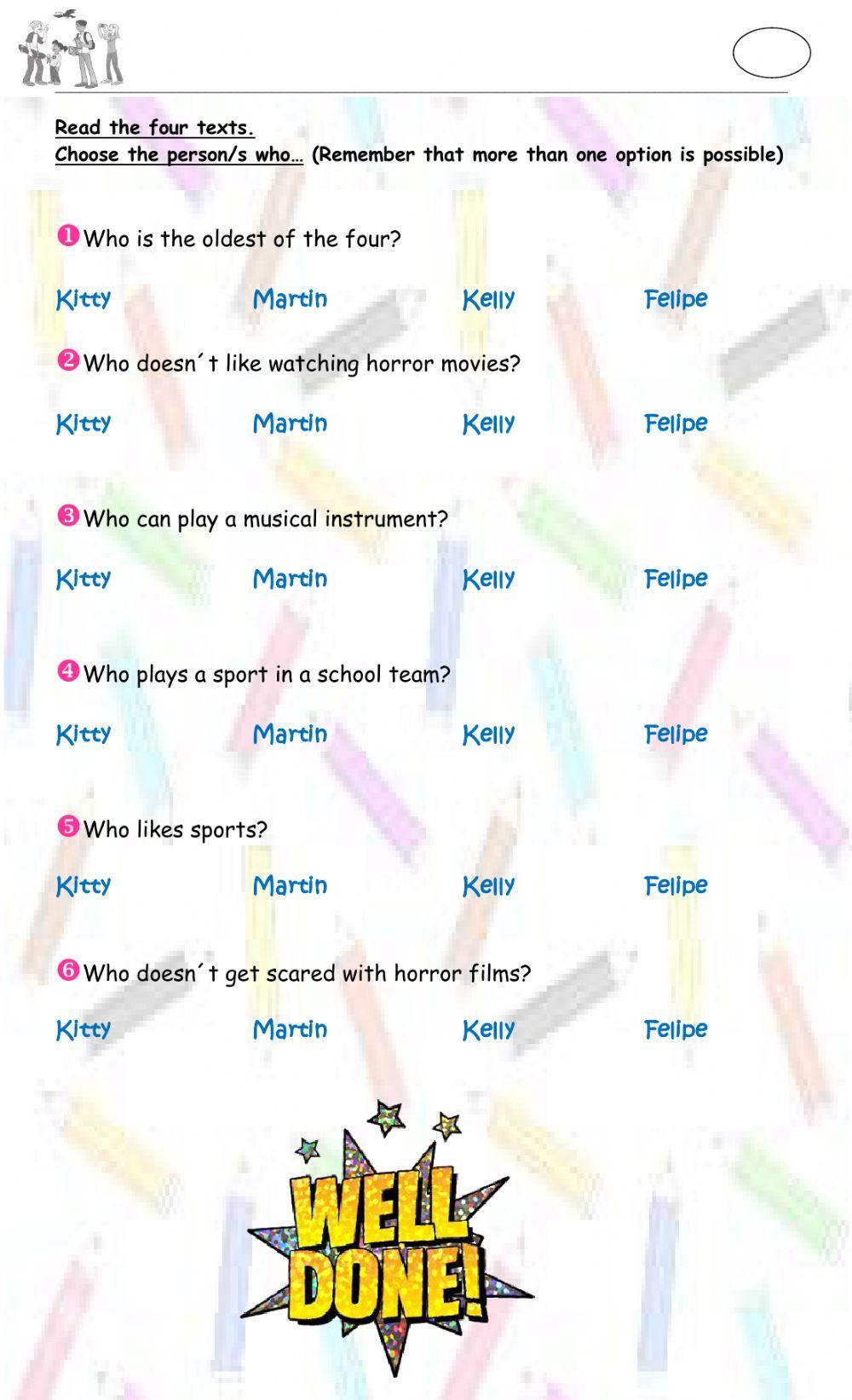 4° 93 worksheet | Live Worksheets