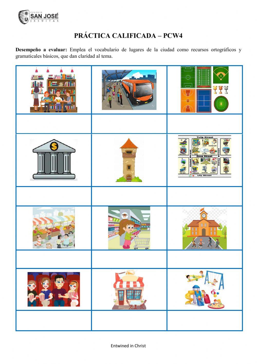 Places in town online exercise for 3RD GRADE | Live Worksheets