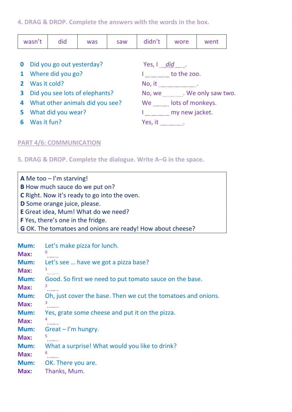CSE MID TERM TEST 3RD JNR 2020 interactive worksheet | Live Worksheets