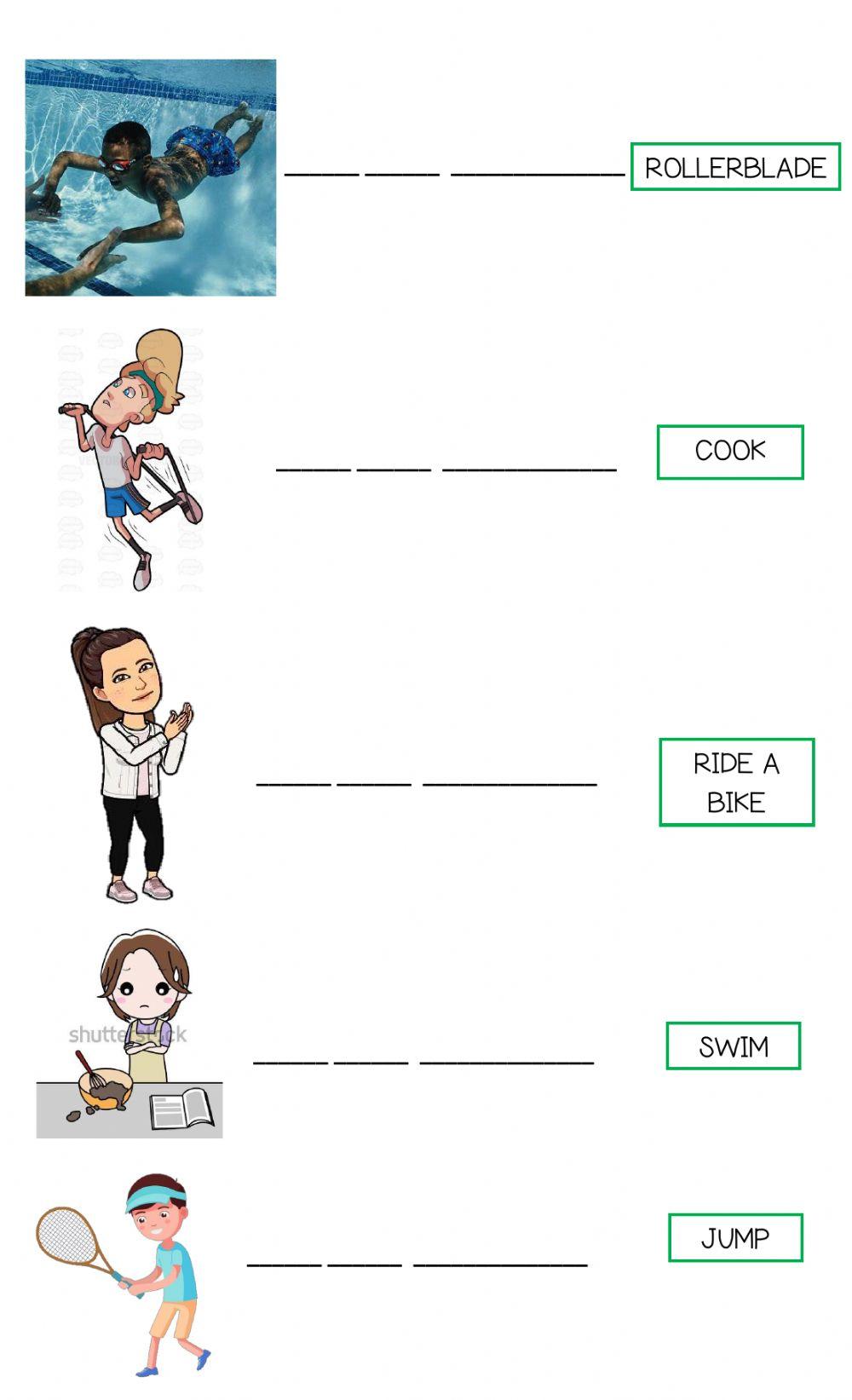 Make sentences activity | Live Worksheets
