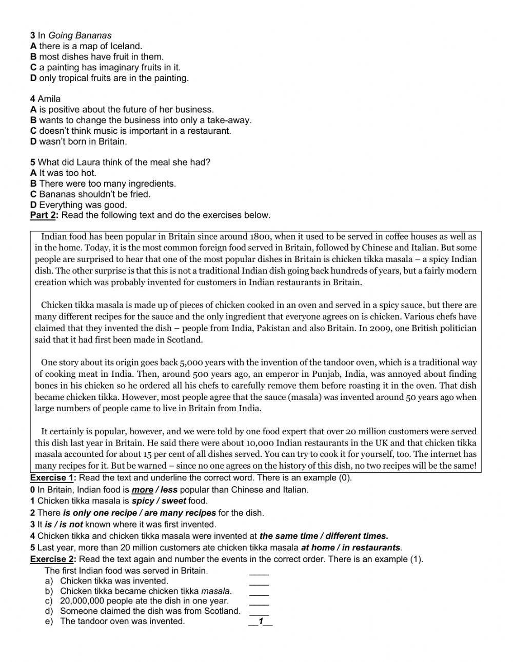 Reading compreh… | Free Interactive Worksheets | 301451