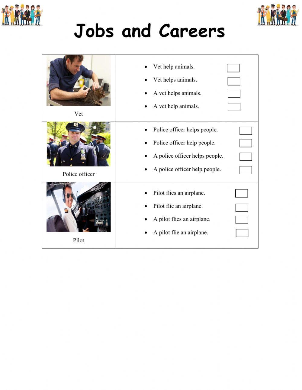 Careers 301421 | Axel Calle | Live Worksheets