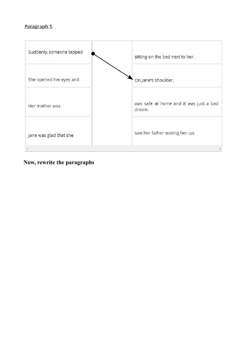 -The dream- writing assignment worksheet | Live Worksheets