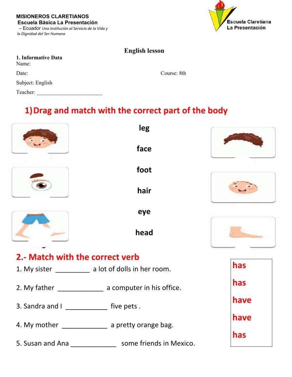 301719 | Body parts and verb have | Denesy Armendáriz