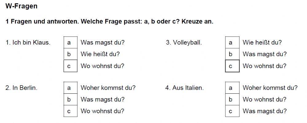 W-Fragen 1 | nastja3 | Live Worksheets