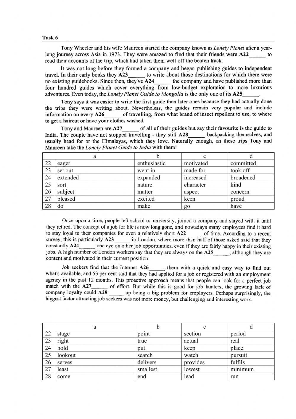Task5-7 online exercise for | Live Worksheets