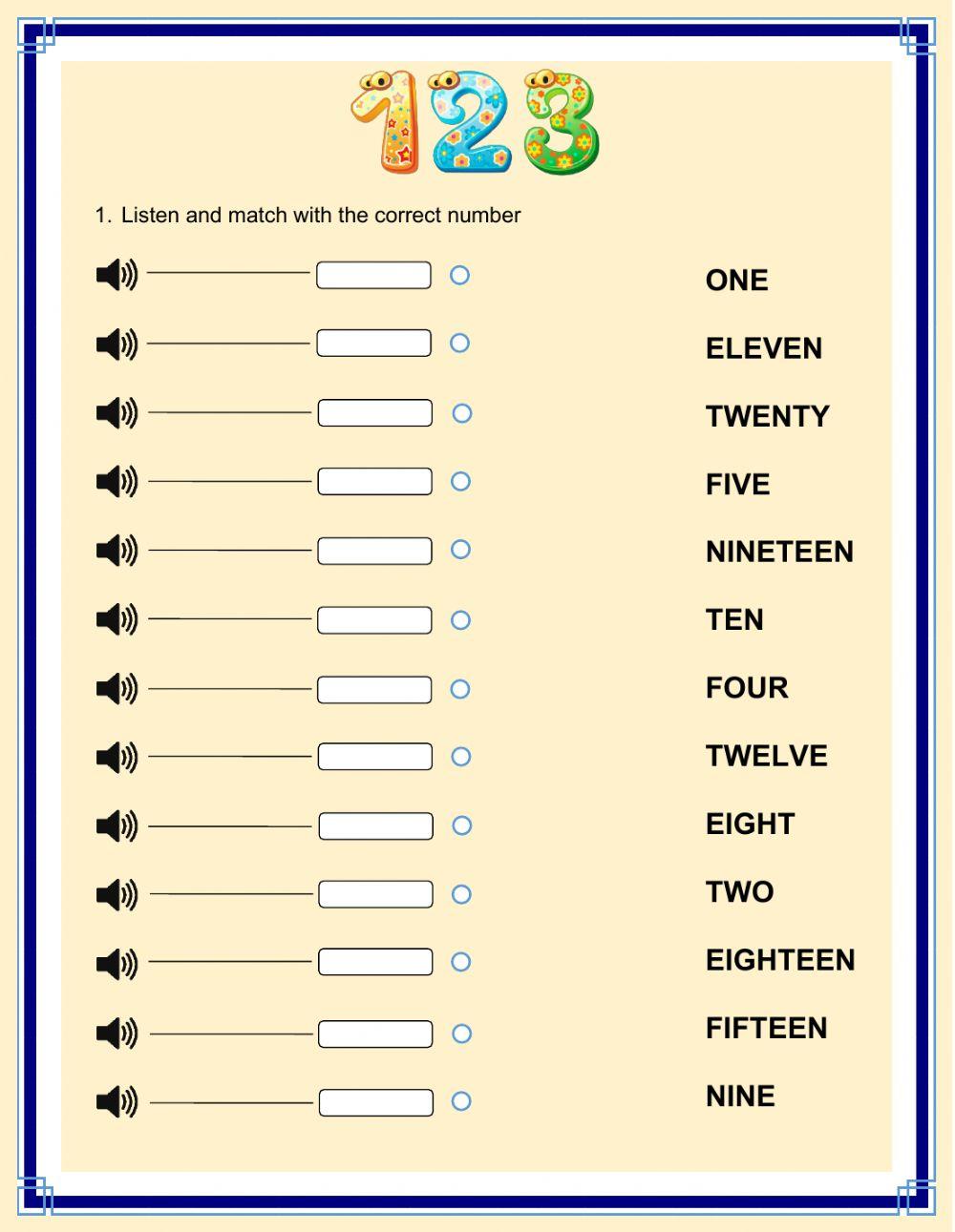 301901 | Numbers | Mónica Rueda | LiveWorksheets