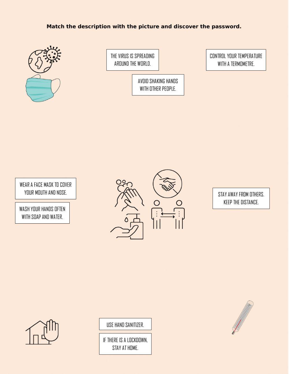 Safety instructions worksheet | Live Worksheets