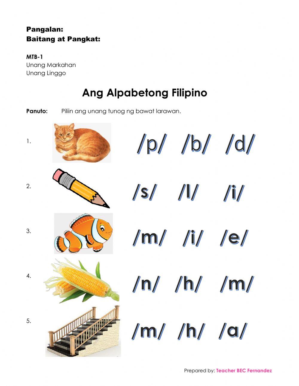 Alpabetong Filipino Mga Letra At Tunog Doovi Rainyweathers