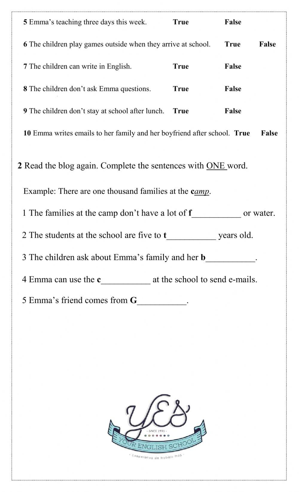 Adults free online exercise | Live Worksheets
