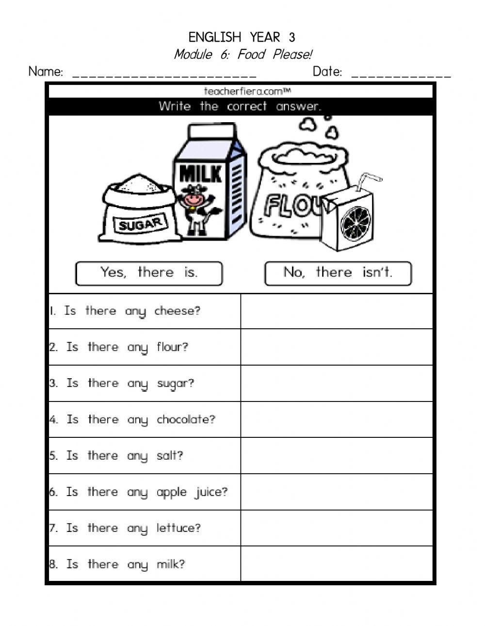 Module 6 worksheet | Live Worksheets
