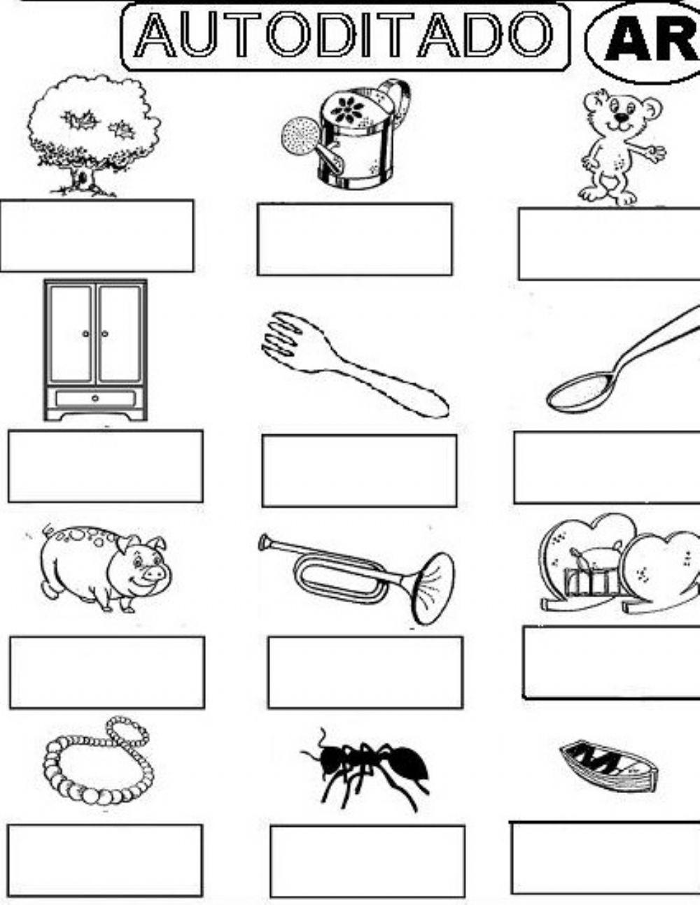 Ortografia ar er ir or ur interactive worksheet | Live Worksheets