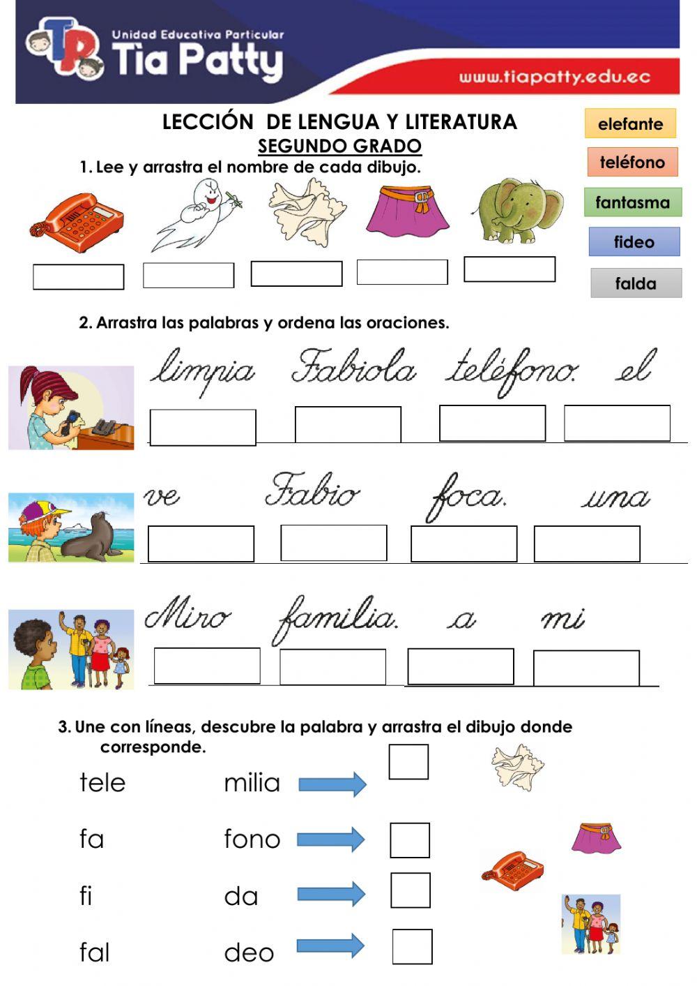 Letra f online pdf activity | Live Worksheets