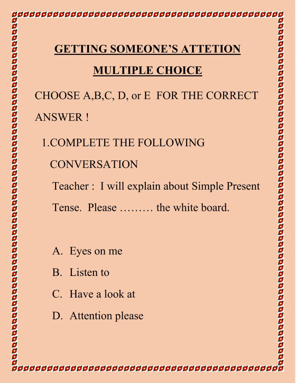 Getting Someone… | Free Interactive Worksheets | 307187