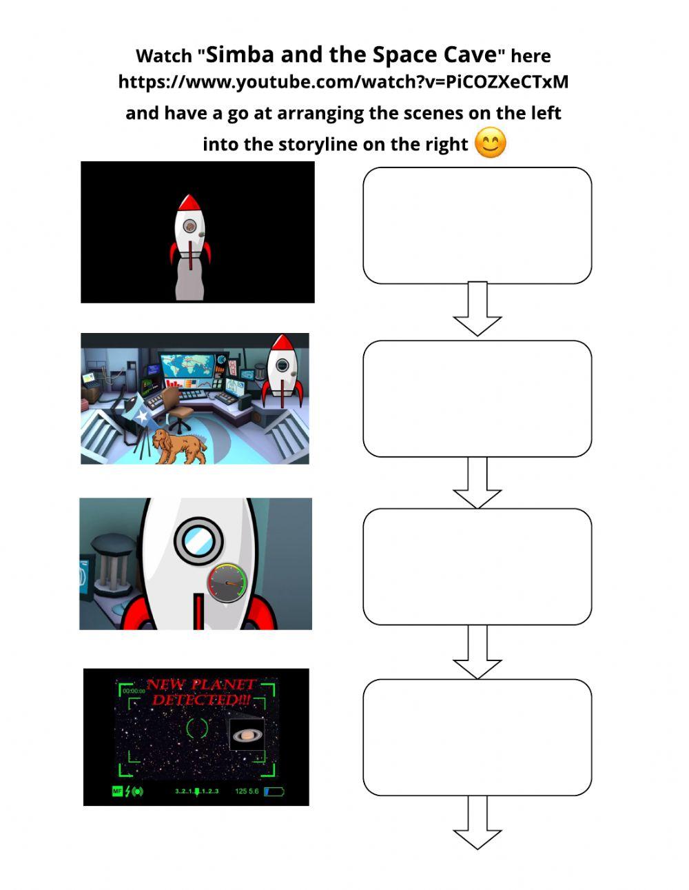 Arrange The Scenes 2 online exercise for | Live Worksheets