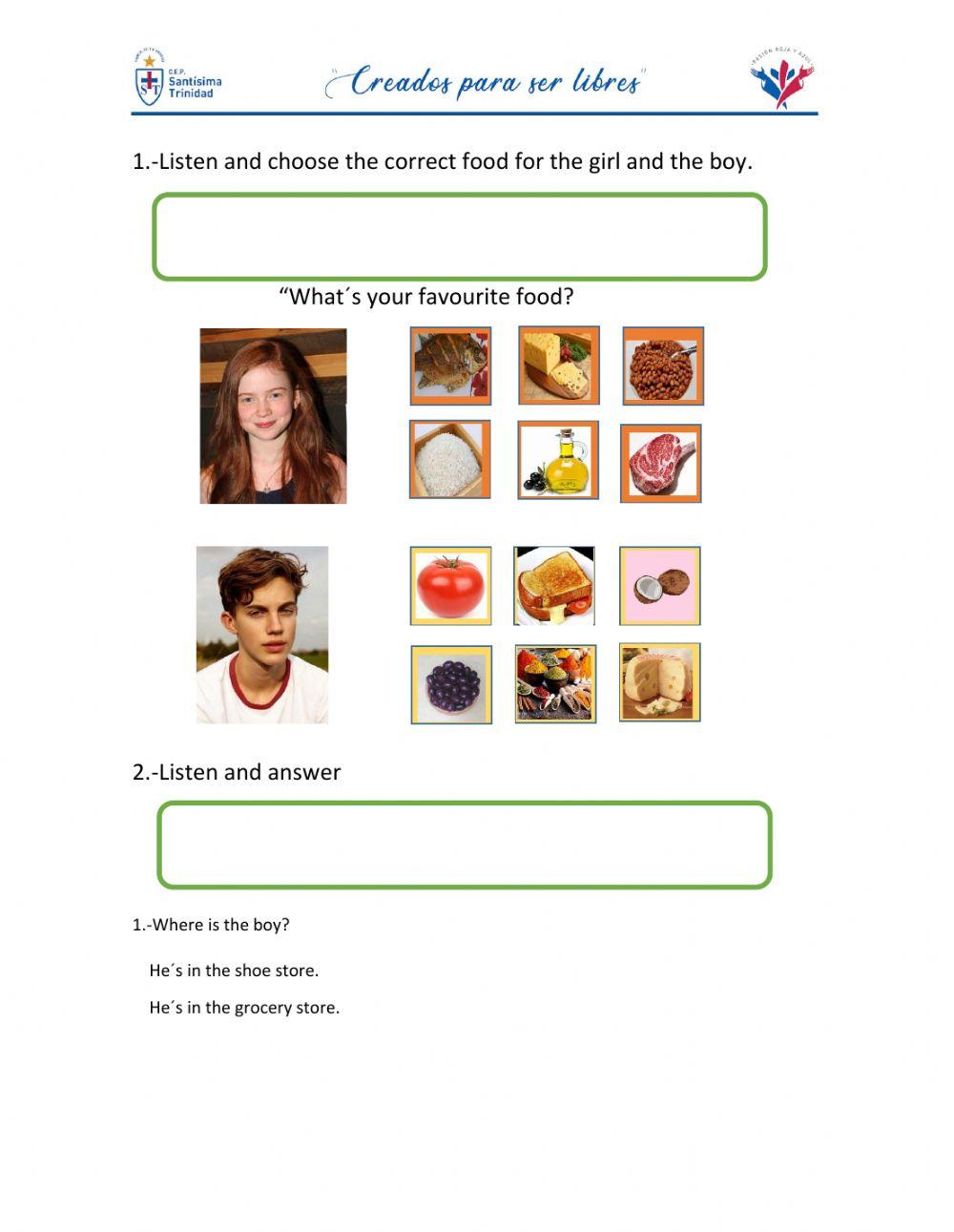 Listening Compr… | Free Interactive Worksheets | 5904341