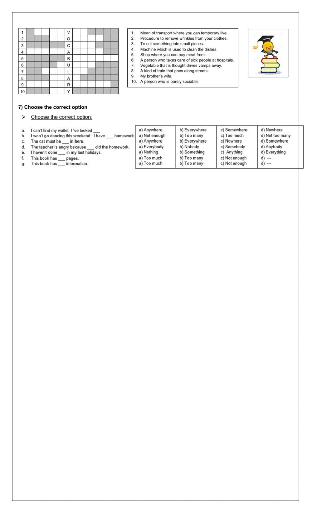 Mid Term Exam worksheet | Live Worksheets