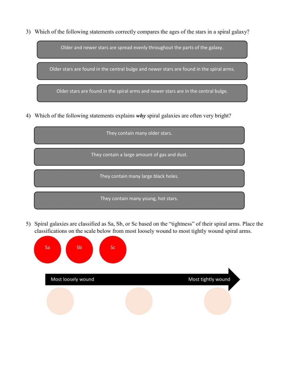 Earth Science Learning Activity 1.1 worksheet | Live Worksheets