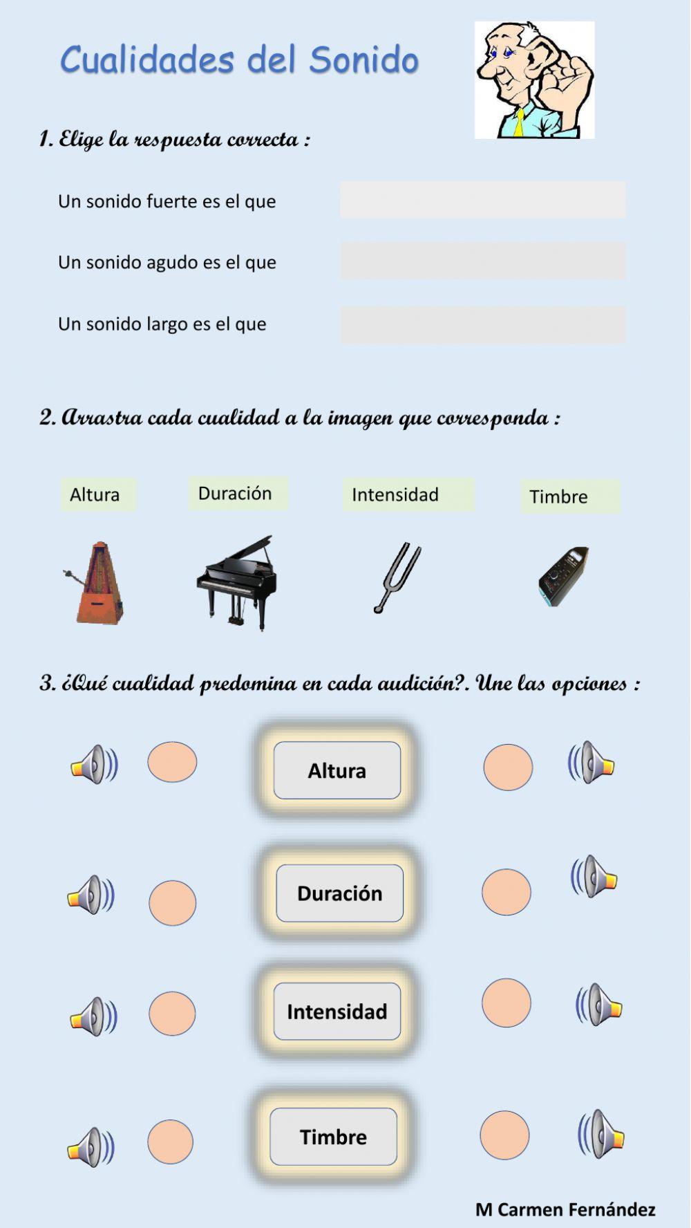 respuesta correcta sonido