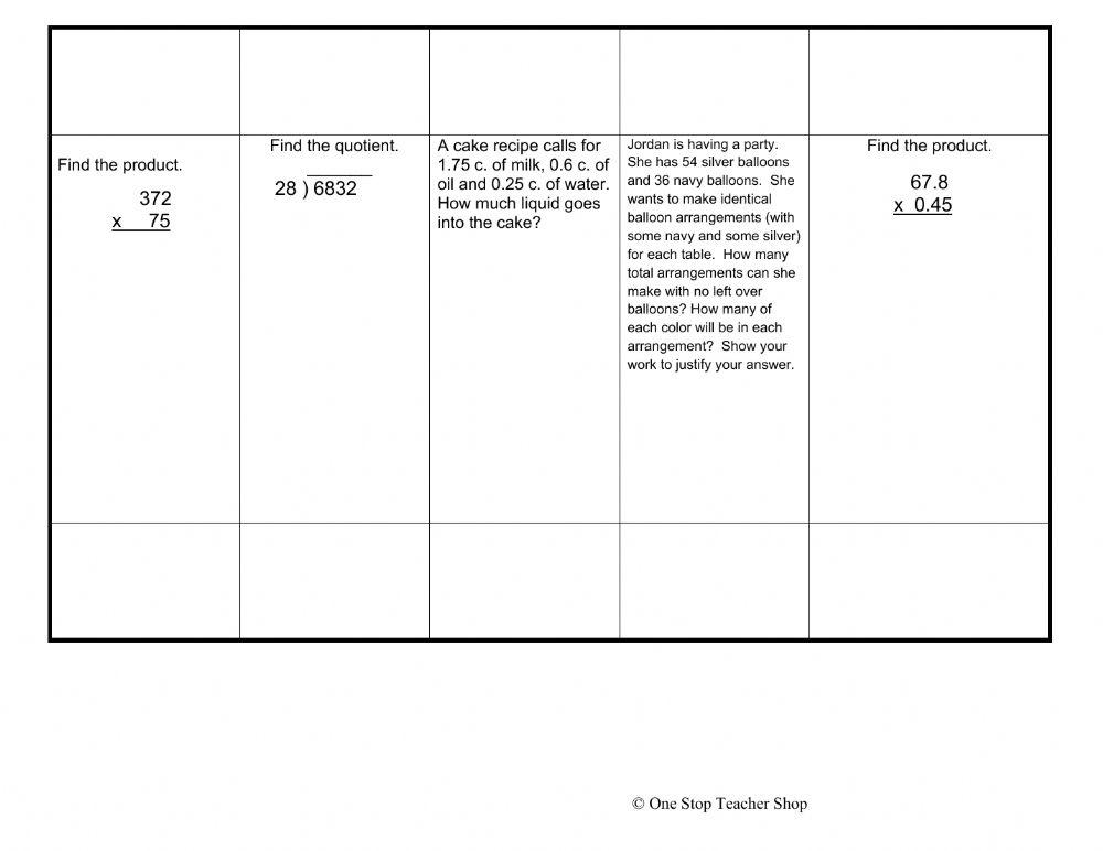 6th Gr Q1 Week 1 worksheet | Live Worksheets